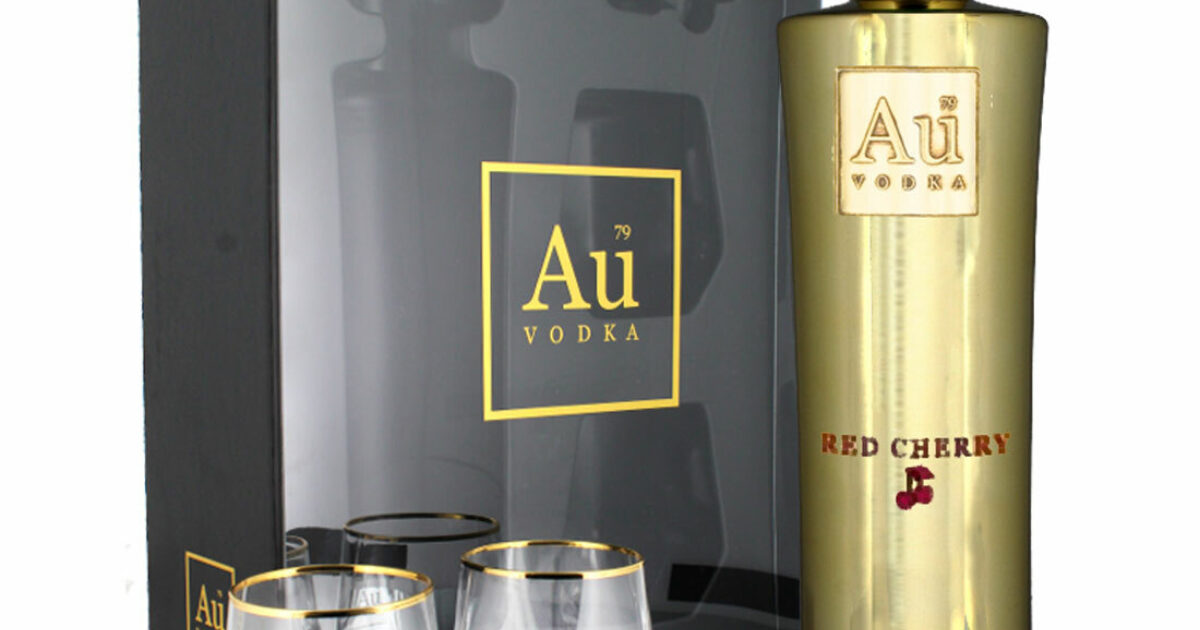 Au Vodka Red Cherry Gift Set 70cl | Prestige Drinks