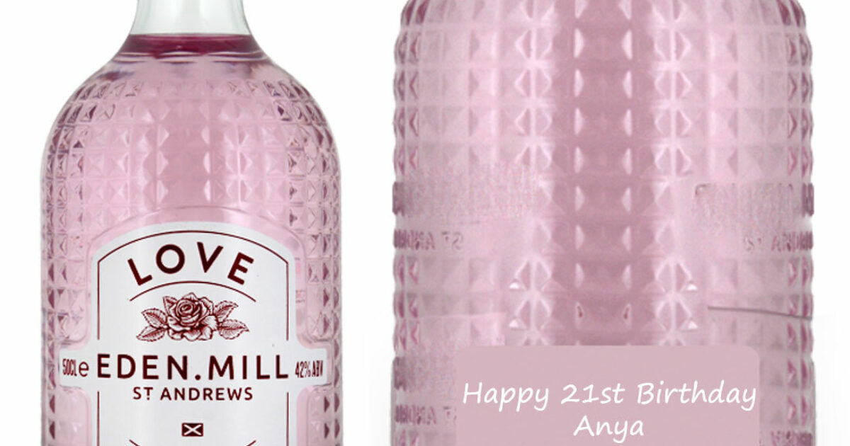 Personalised Eden Mill Love Gin 50cl | Prestige Drinks