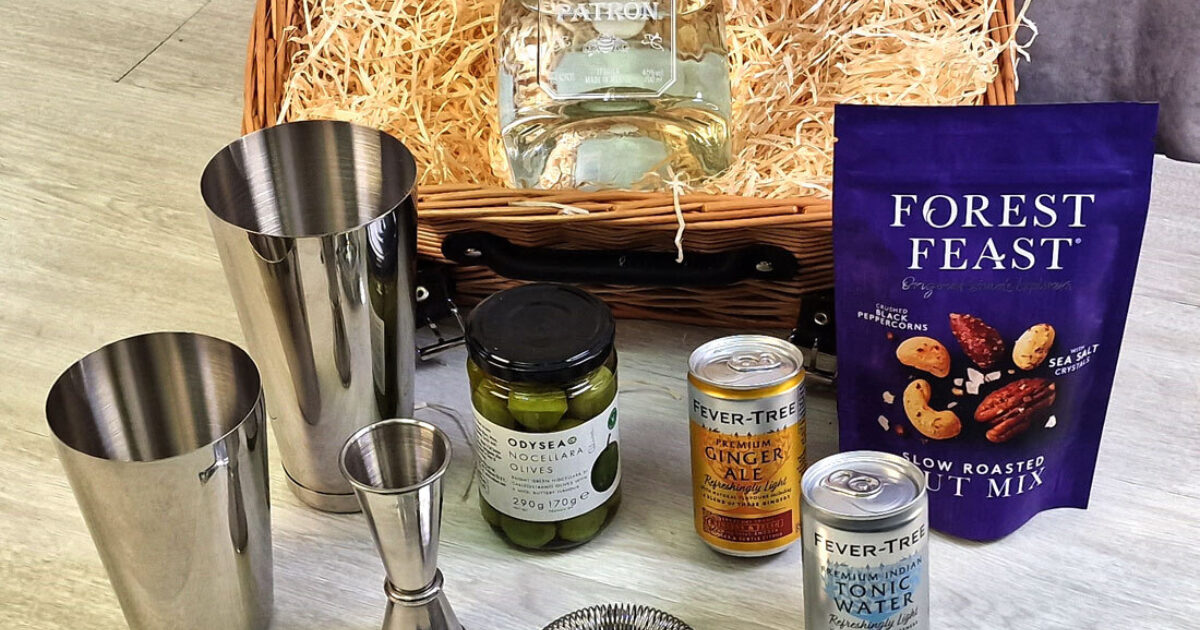 Patron Silver Tequila Luxury Cocktail Hamper | Prestige Drinks