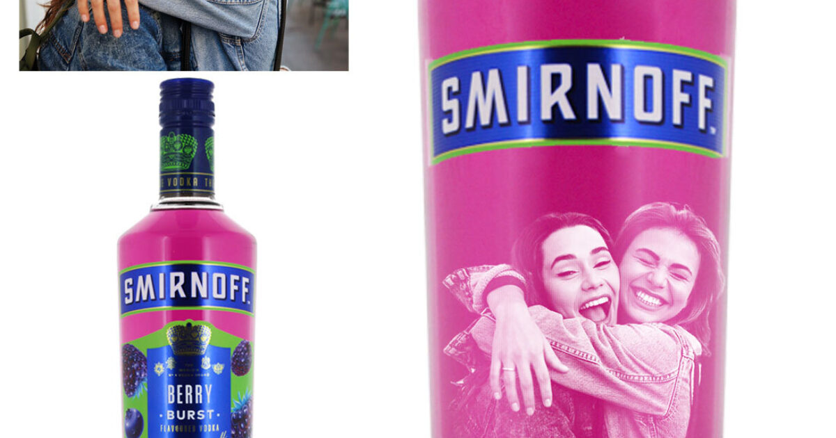 Photo Engraved Smirnoff Berry Burst Vodka 70cl | Prestige Drinks