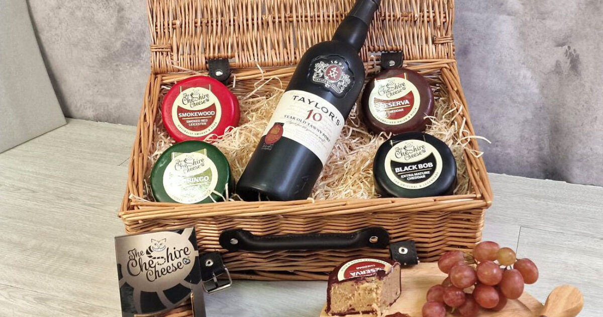 Taylor's 10 Year Old Tawny Port Luxury Cheese Hamper | Prestige Drinks