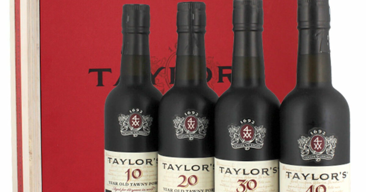 Taylor's Century Of Tawny Port Gift Set 4x37.5cl | Prestige Drinks