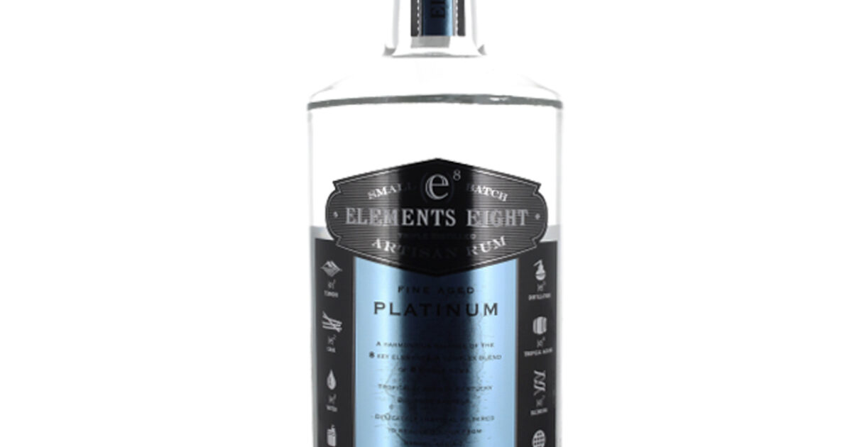 Elements 8 Platinum Rum 70cl | Prestige Drinks