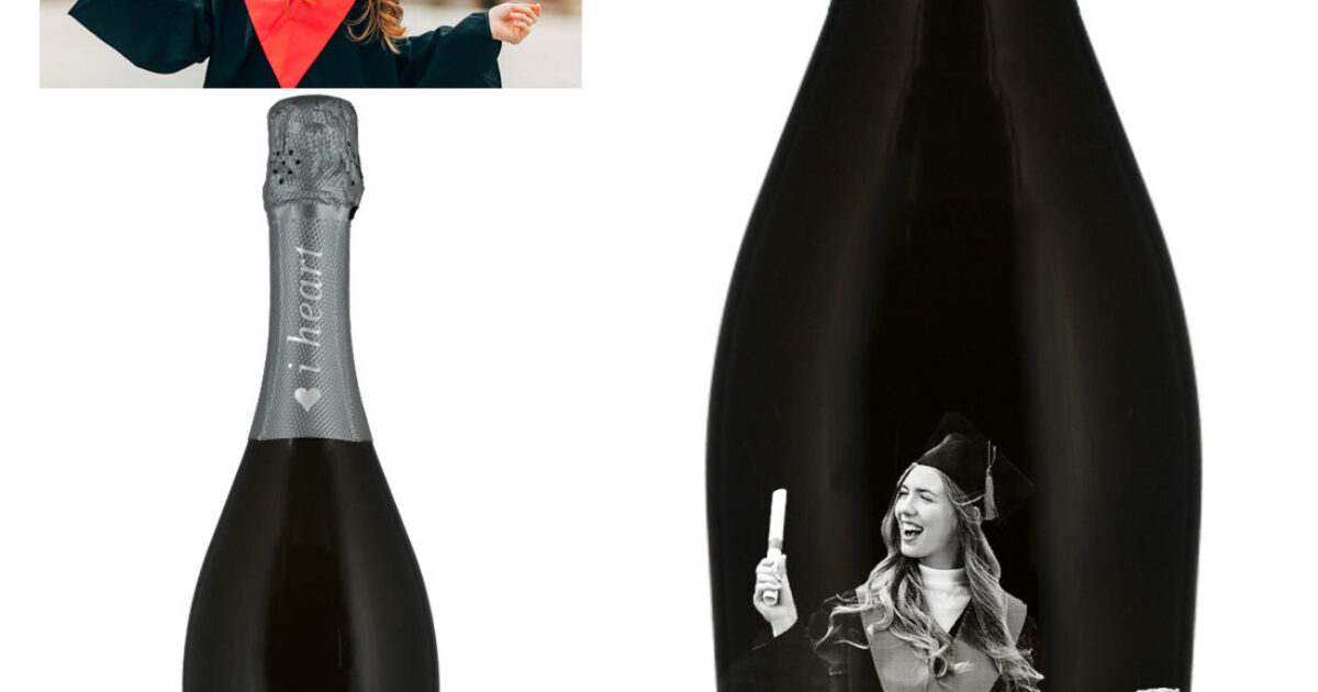 Photo Engraved I Heart Prosecco DOC Sparkling Wine | Prestige Drinks