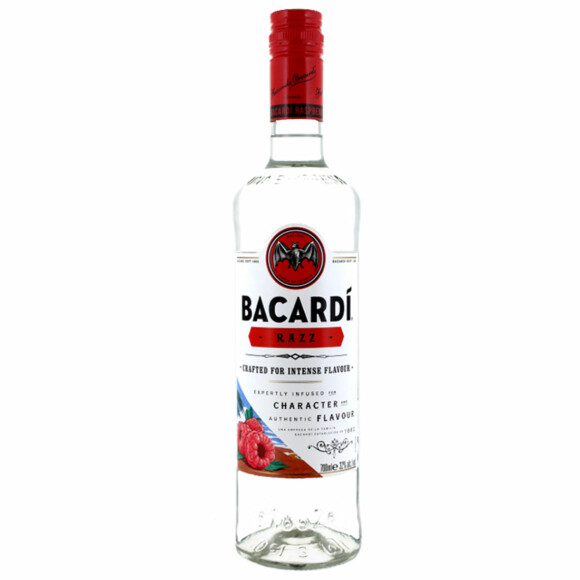 Bacardi Razz Rum 70cl | Prestige Drinks