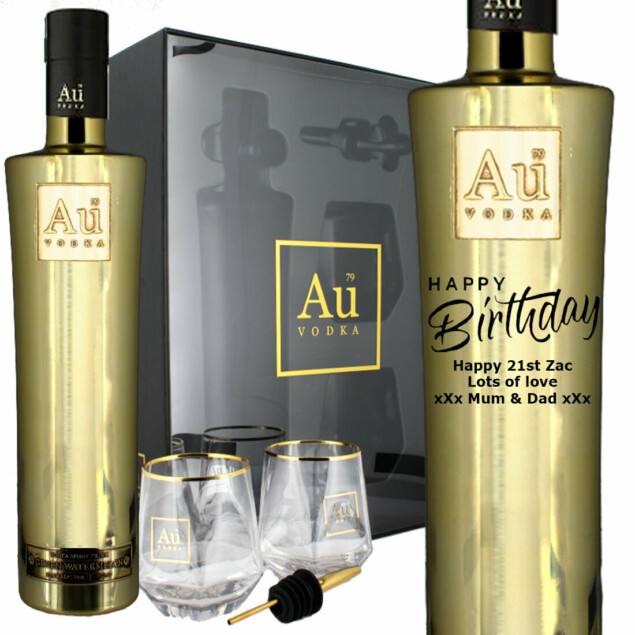 AU Vodka Gifts | Engraved and Personalised Gifts | Prestige Drinks