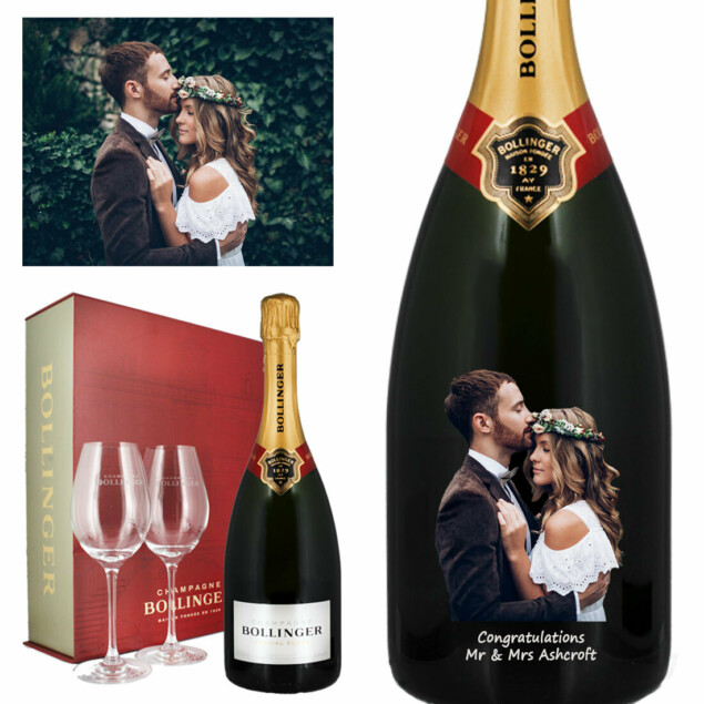 Bollinger Champagne Gifts Engraved and Personalised Bottles | Prestige ...