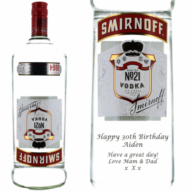 Personalised Smirnoff Vodka Gifts | Prestige Drinks