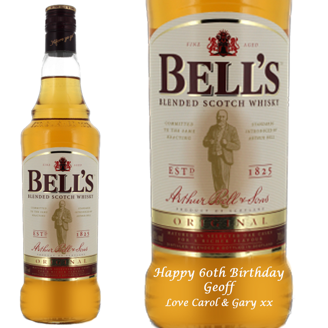 Personalised Bells Blended Whisky 70cl | Prestige Drinks