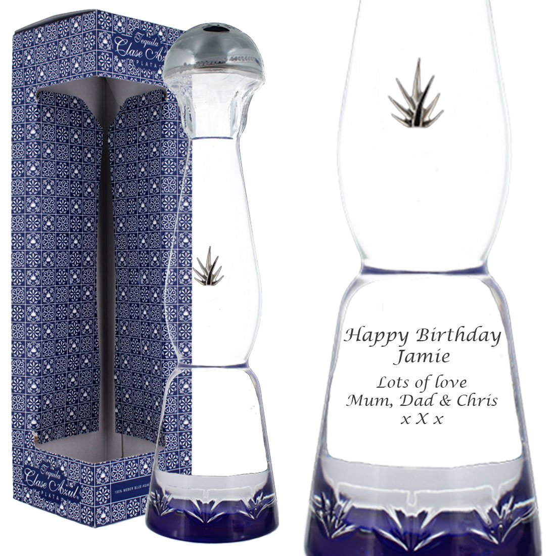 Personalised Clase Azul Plata Tequila 70cl | Prestige Drinks